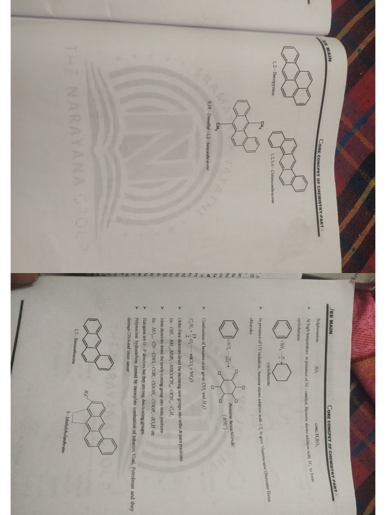 Alkyne Alkene Alkane Aromatic Benzene Narayana Core | PDF