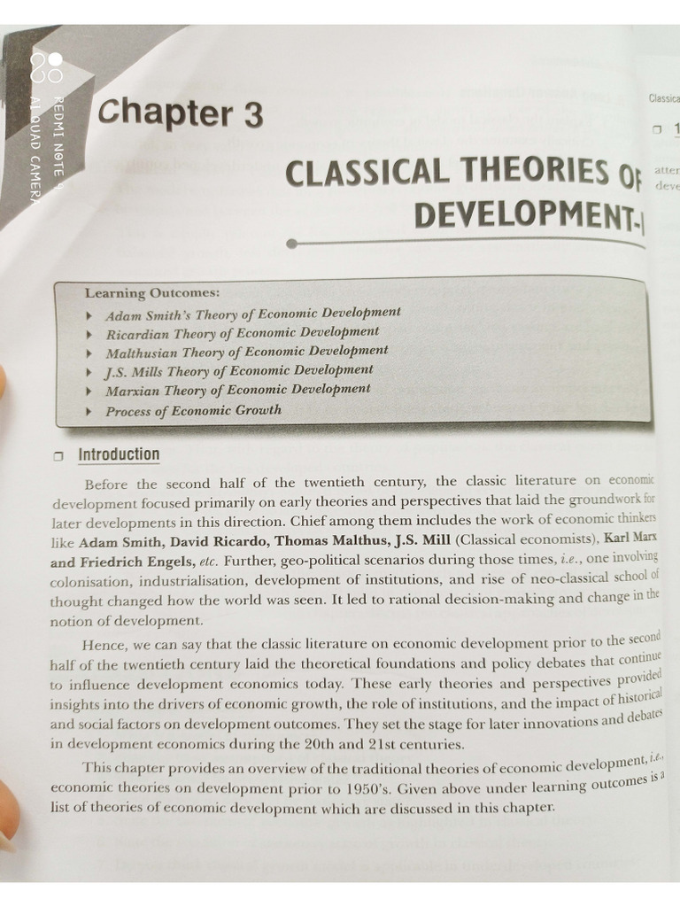 Classical Theories of Development 1 | PDF