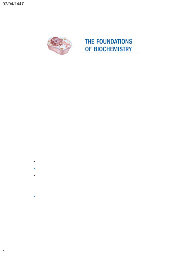 Cellular and Chemical Foundations of Life | PDF | Dna | Nucleic Acid ...