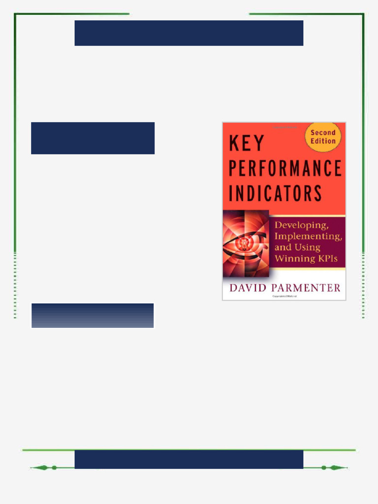 Key Performance Indicators KPI Developing Implementing and Using ...