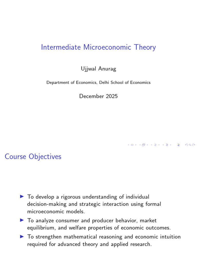 Intermidiate Micro Theory_Abeer | PDF