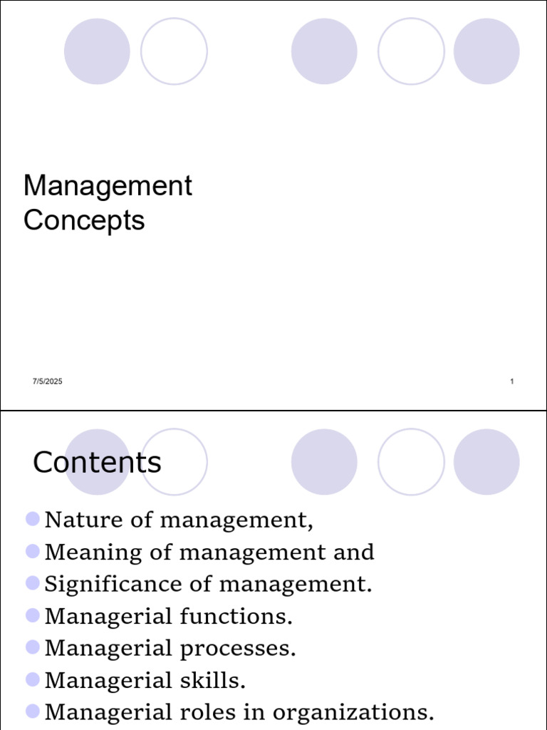 Key Management Concepts Explained | PDF | Profit (Economics) | Goal