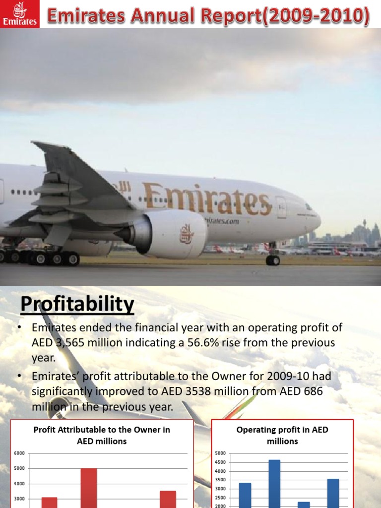 Emirates Group 2009-10 Annual Report | PDF | Emirates (Airline) | Airlines