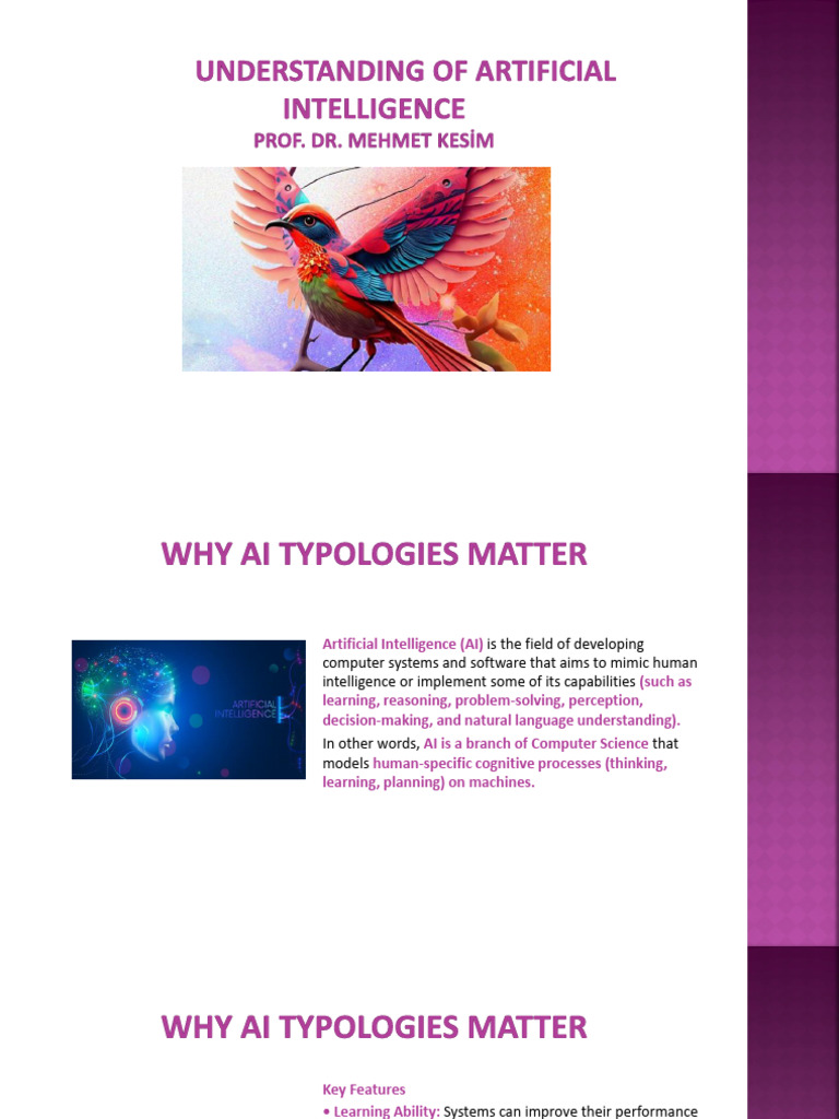 AI Types and Their Importance Explained | PDF | Intelligence (AI ...