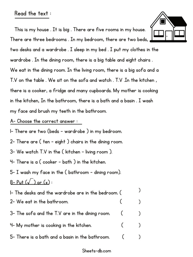 Reading-comprehension 20240506 223923 ٠٠٠٠ | PDF | Room | Bedroom