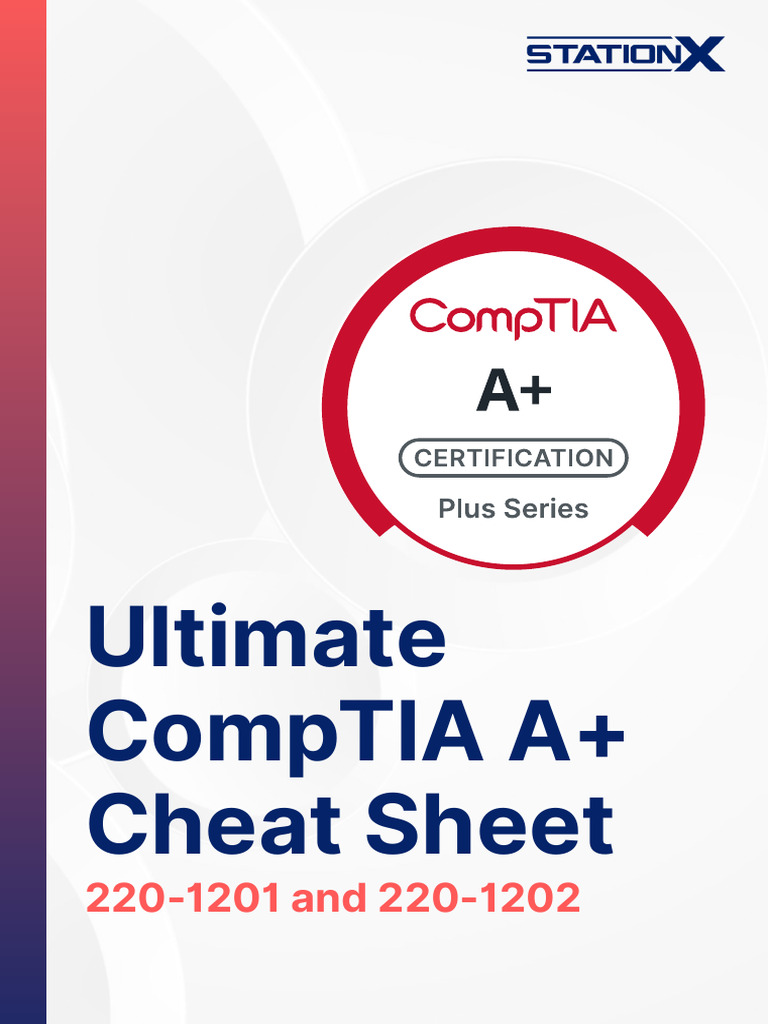 CompTIA A+ Cheat Sheet 220-1201/220-1202 | PDF | Computer Network ...