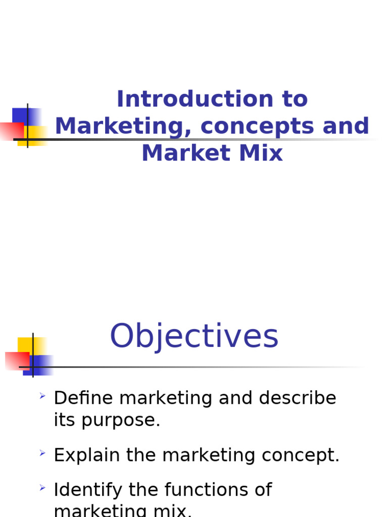 1. Introduction to Marketing | PDF | Marketing | Marketing Research