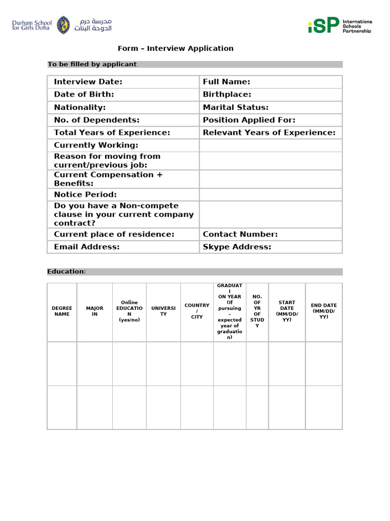 ISP Application Form May 2024 | PDF | Justice | Crime & Violence