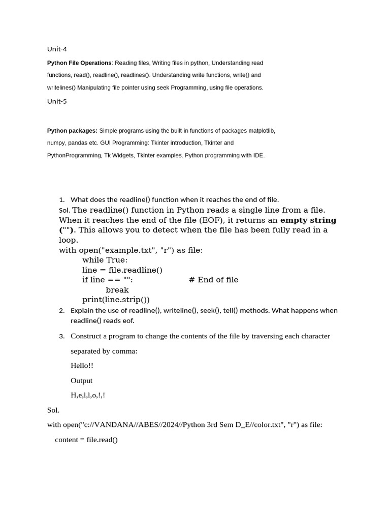 Unit-4 5 Exercises | PDF | Software Engineering | Computing