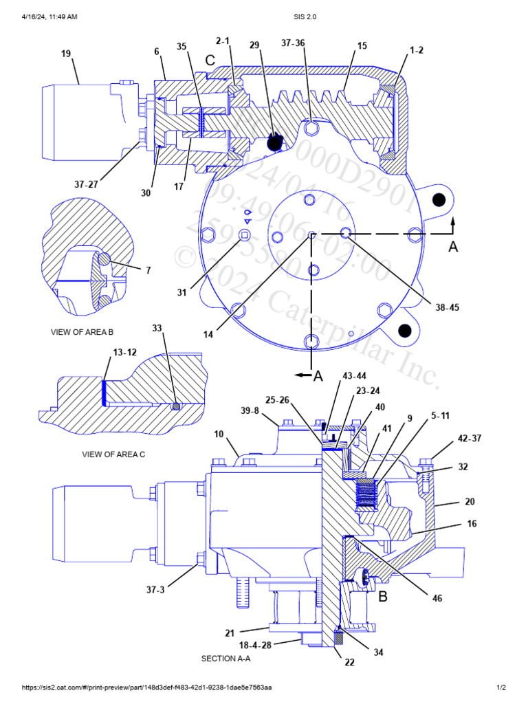 Caterpillar Drive GP-Circle Parts List | PDF