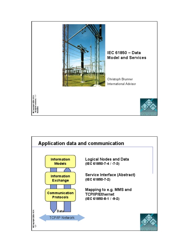 IEC618650 Presentation IEC 61850 Û Data Model and Services | Download ...