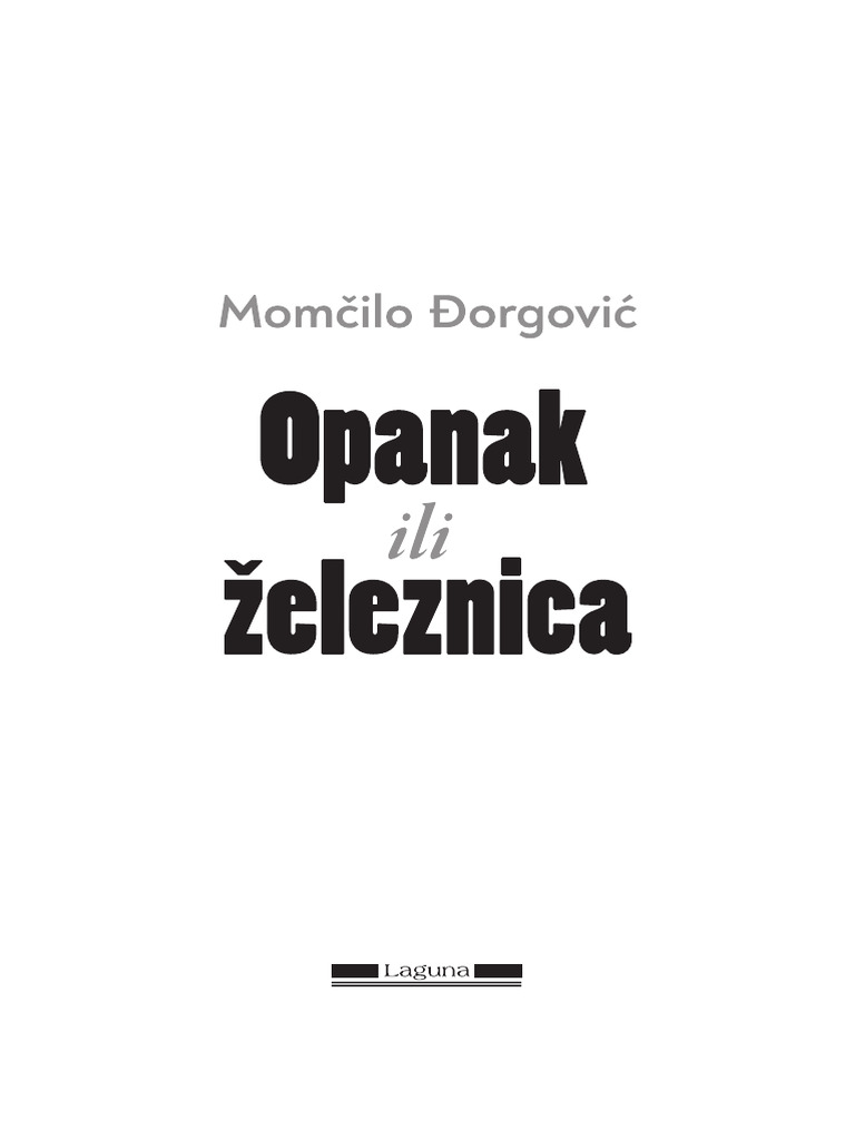 Opanak Ili Zeleznica | PDF