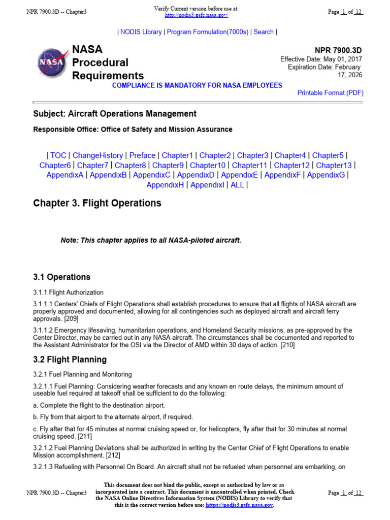 N_PR_7900_003D__Chapter3 | PDF | Air Traffic Control | Aviation Safety