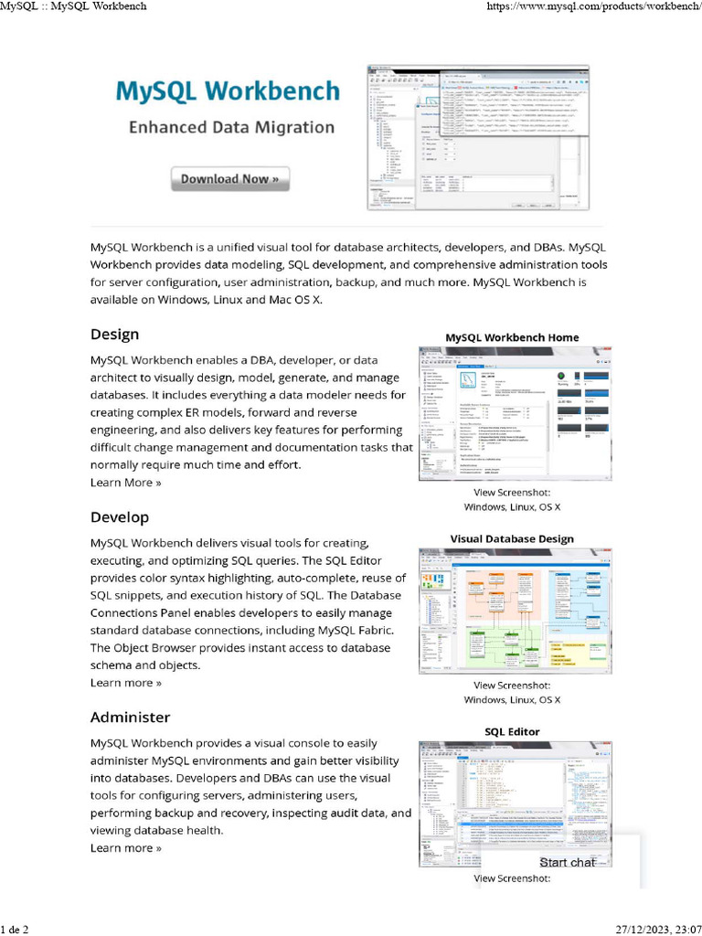 MySQL __ MySQL Workbench | PDF