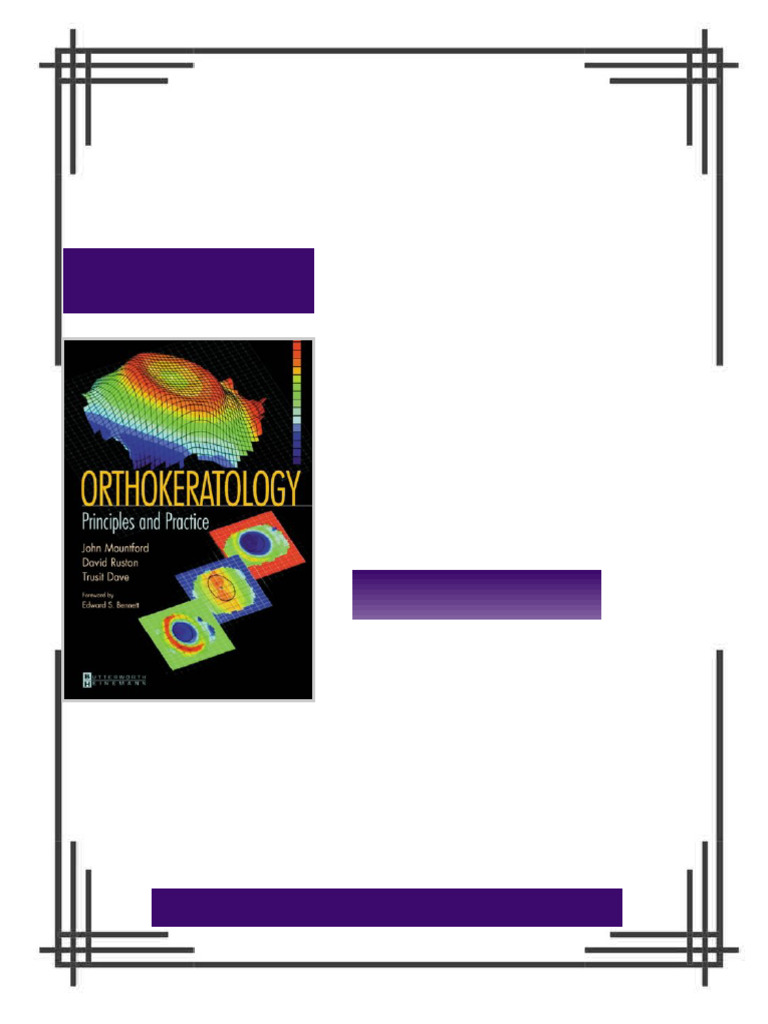 Orthokeratology Principles and Practice 1st Edition John Mountford ...