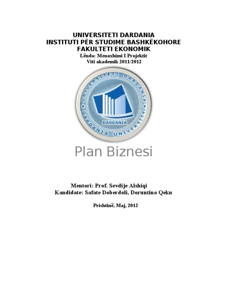 Plan Biznesi | PDF