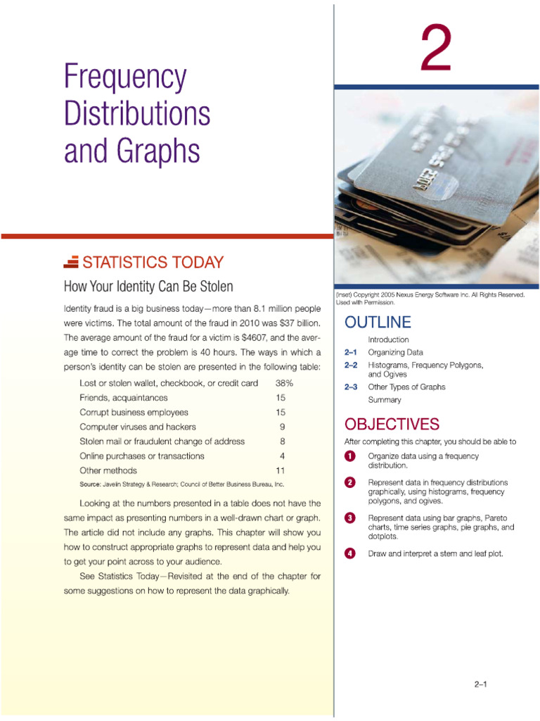 Ch 2 Frequency Distribution and Graphs | PDF
