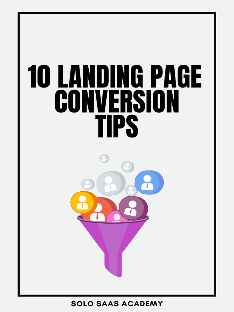 Landing Page Conversion Tips | PDF | Marketing