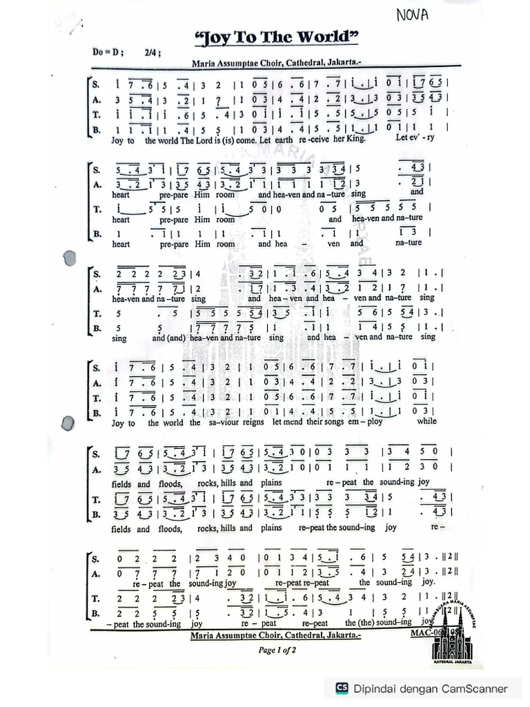 Joy to the World MAC | PDF