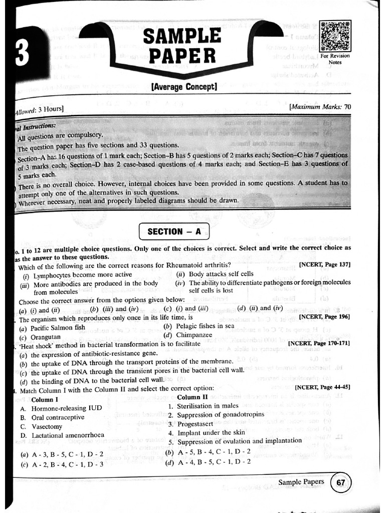 Biology Assignment | PDF