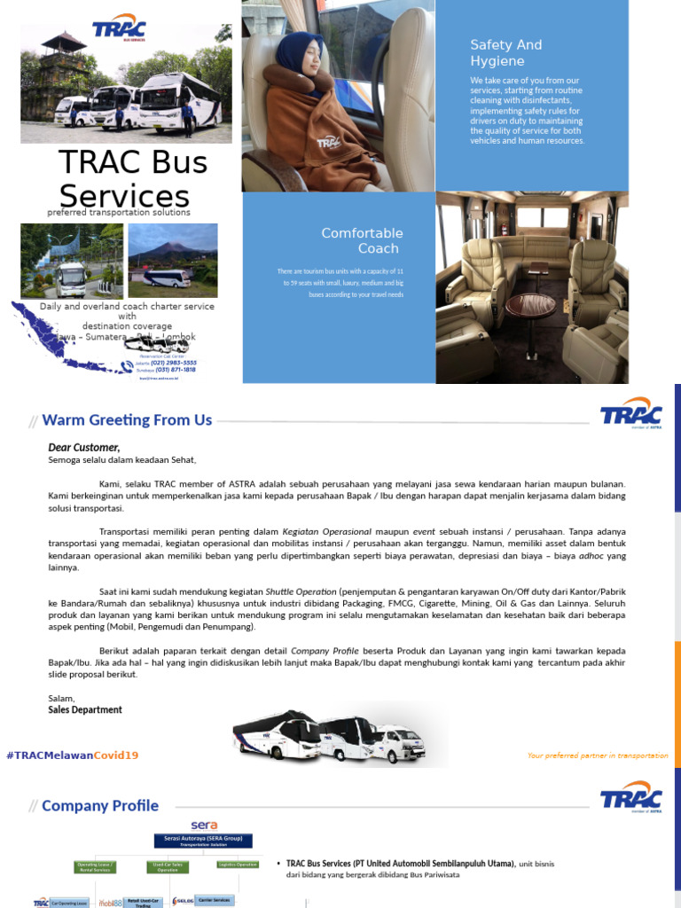 Transportation Solution - TRAC Astra Bus (Company Profile) | PDF | Bus ...