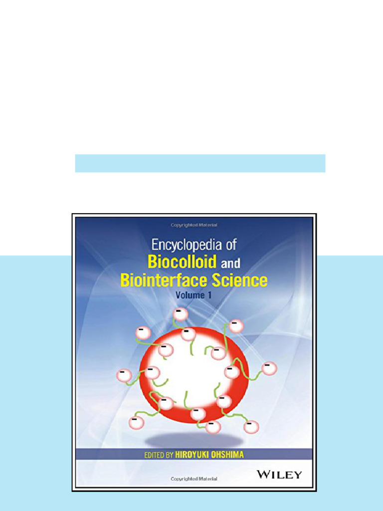 (Ebook) Encyclopedia of Biocolloid and Biointerface Science, 2 Volume ...