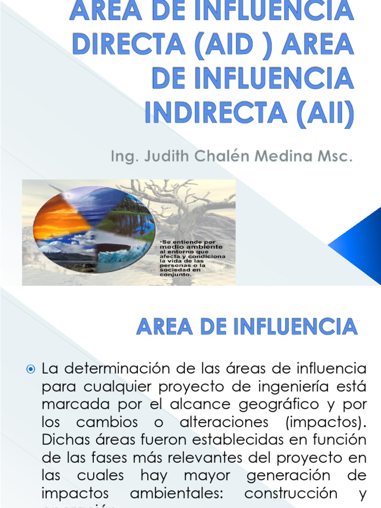 Area de Influencia | PDF | Entorno natural | Tránsito rápido