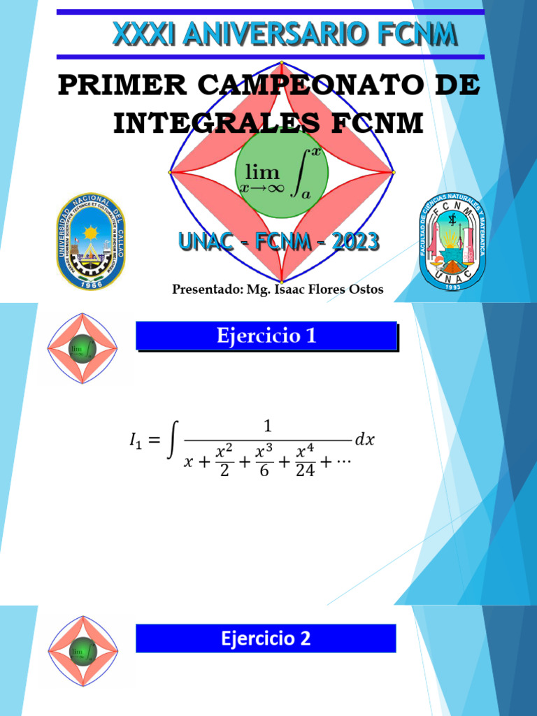 PRIMER-CAMPEONATO-INTEGRALES-FCNM | PDF