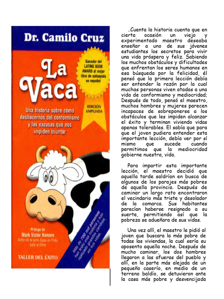 Camilo Cruz La Vaca Compress | PDF | Verdad | Pensamiento