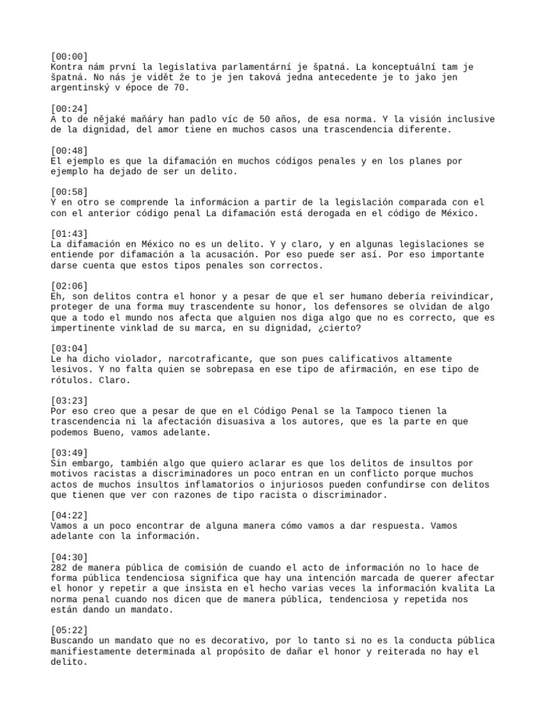 Difamación y su Tratamiento Legal en México | PDF | Derecho penal | Juez
