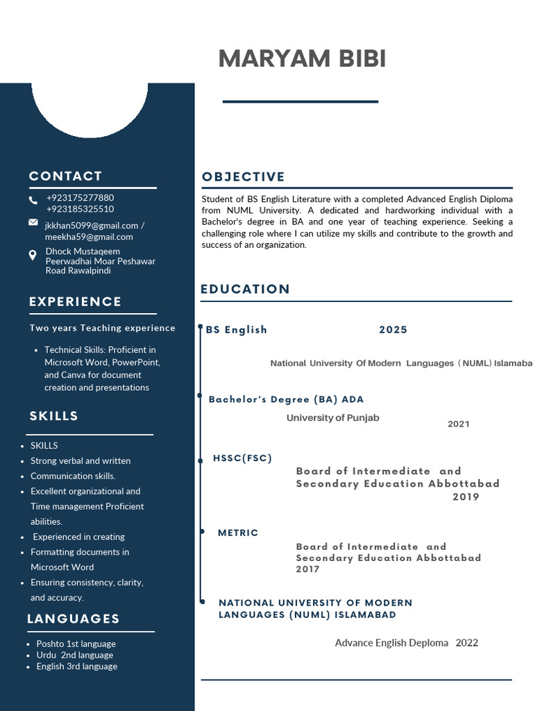 Blue Simple Professional CV Resume_20251206_003729_0000 | PDF