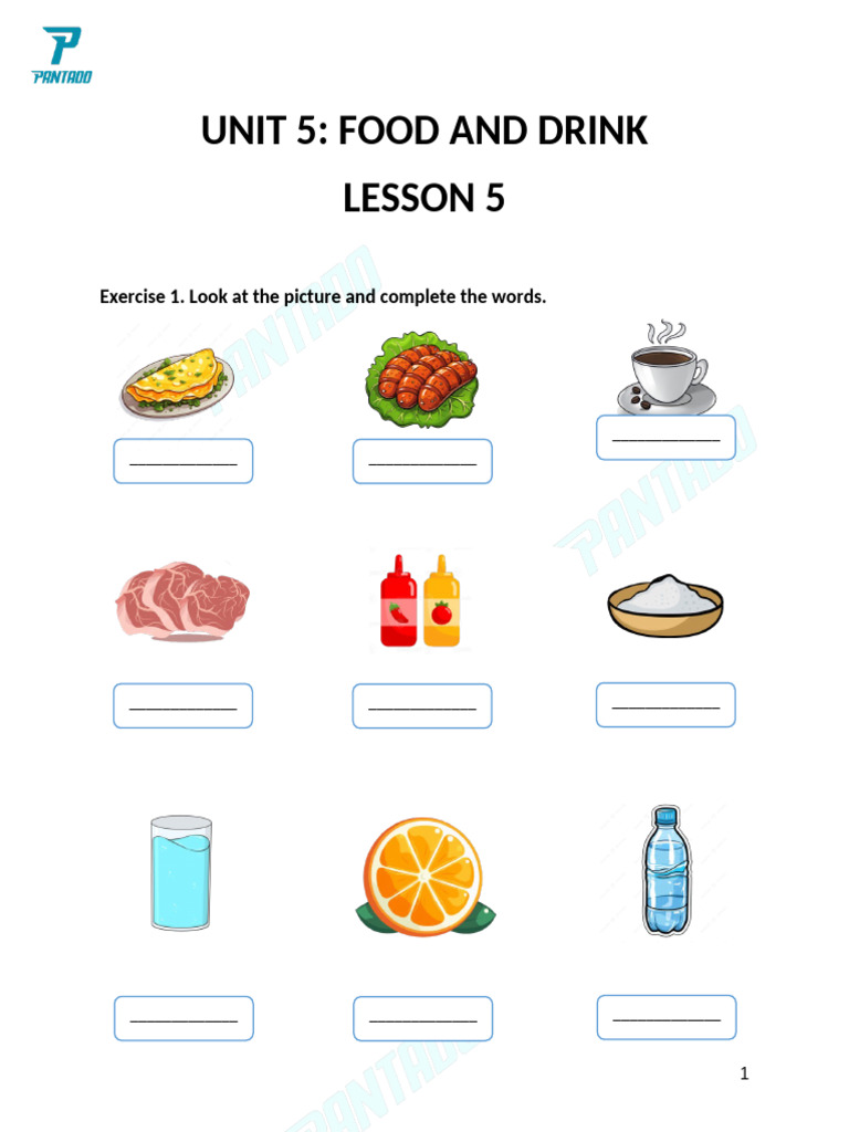 Unit 5 Food And. Drink - Lesson 5 | PDF