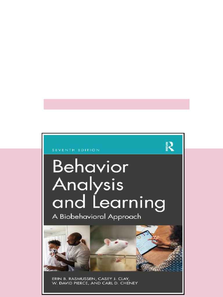 (Ebook) Behavior Analysis and Learning: A Biobehavioral Approach by ...