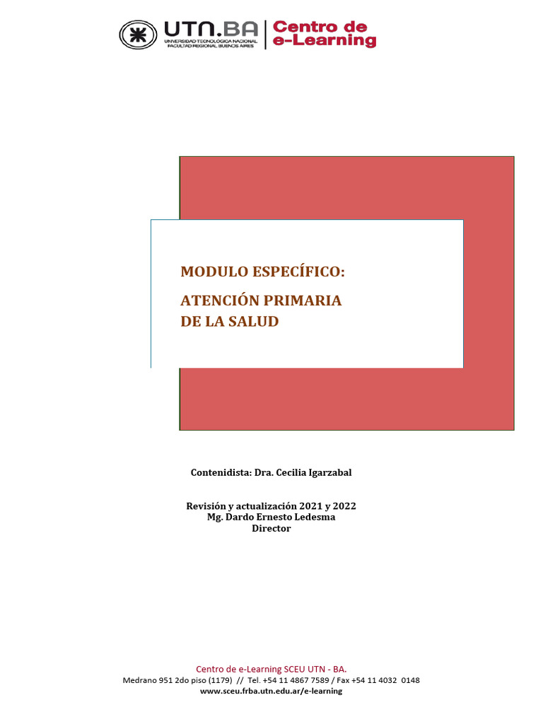 Modulo 10 Aps | PDF | Trabajo Social | Enfermería