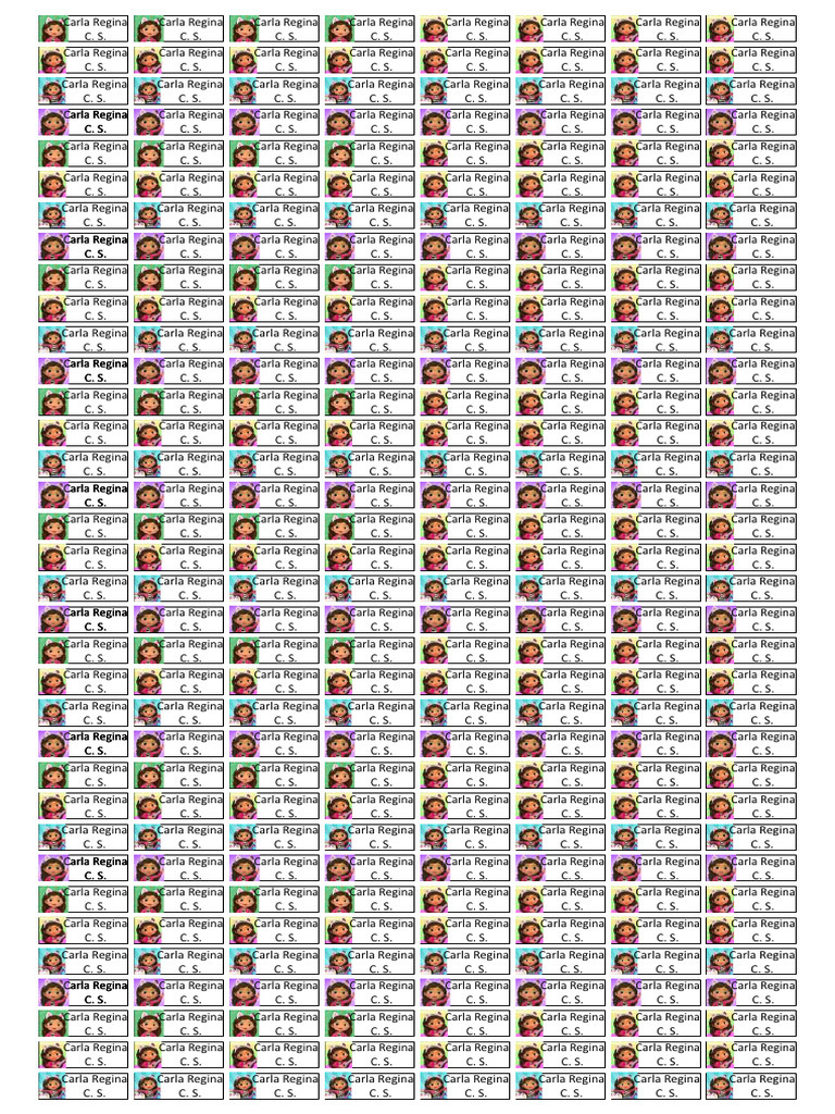 Etiquetas Regina | PDF