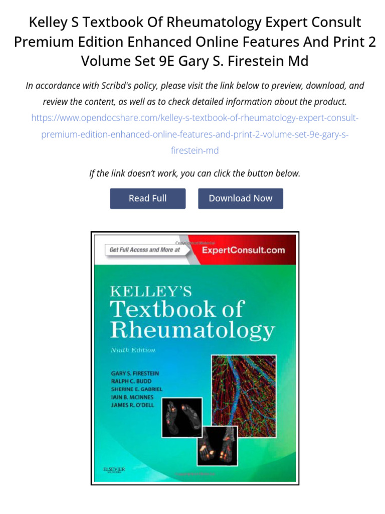 Kelley s Textbook of Rheumatology Expert Consult Premium Edition ...