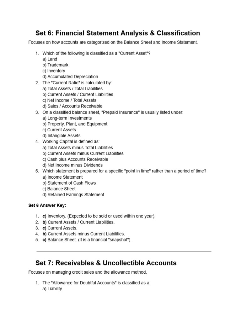 Basic Accounting Practice Exam 2 | PDF | Depreciation | Equity (Finance)