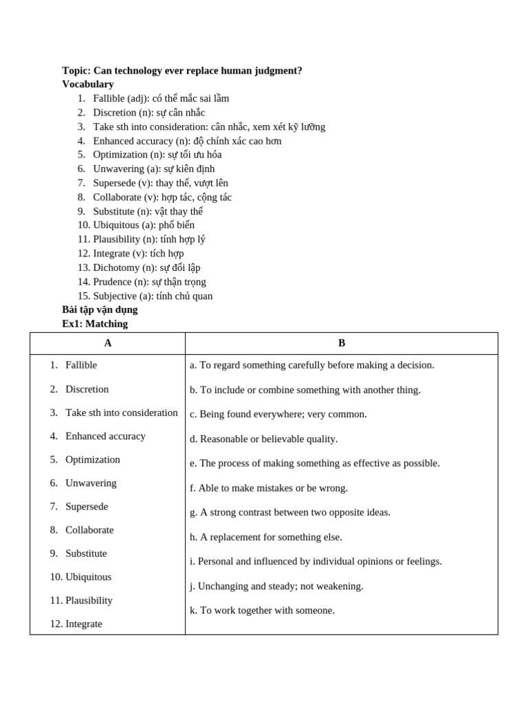 Technology vs. Human Judgment Debate | PDF | Artificial Intelligence ...
