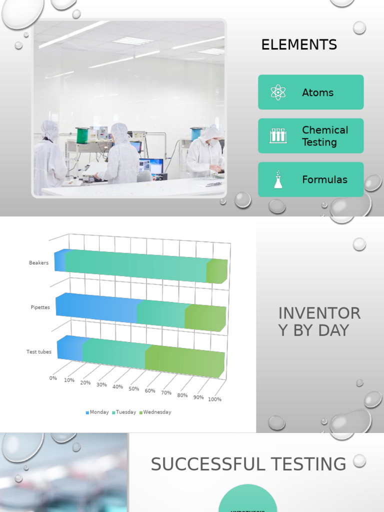 Elements compounds atom random molecules | PDF
