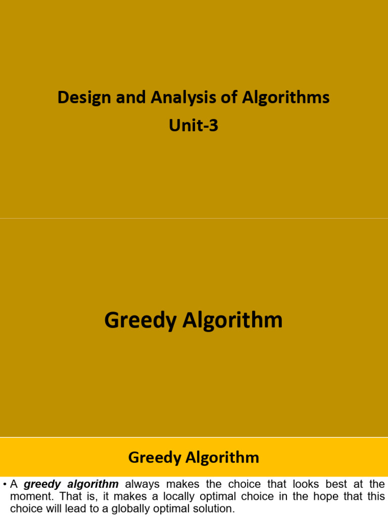 Greedy Algorithms in Optimization Problems | PDF | Matrix (Mathematics ...