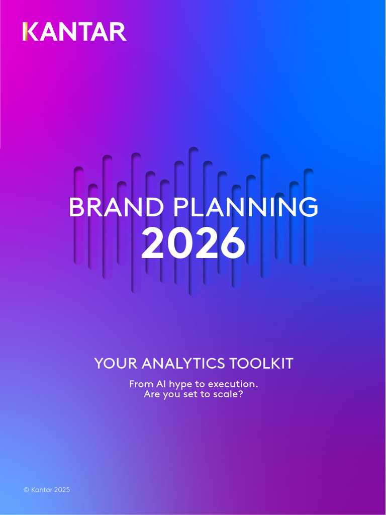Kantar's 2026 Brand Analytics Playbook | PDF | Brand | Artificial ...