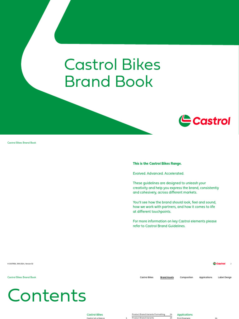 Castrol Bikes Brand Guidelines | PDF