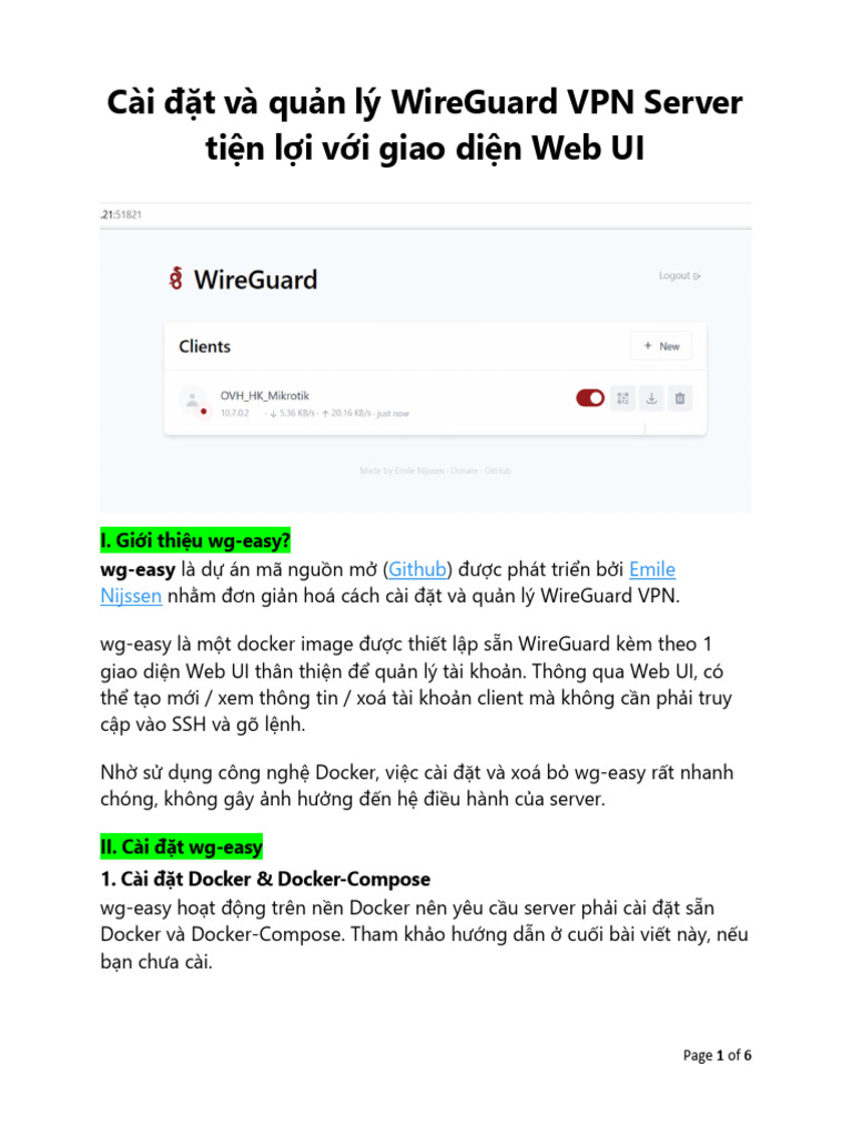 Wireguard Easy | PDF
