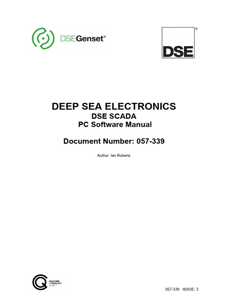 DSE SCADA PC Software Manual | PDF | User (Computing) | Server (Computing)
