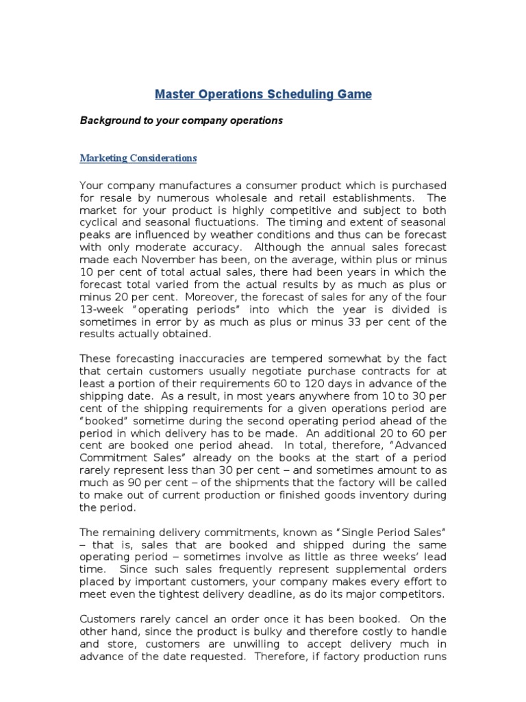 Mos Game | PDF | Inventory | Sales