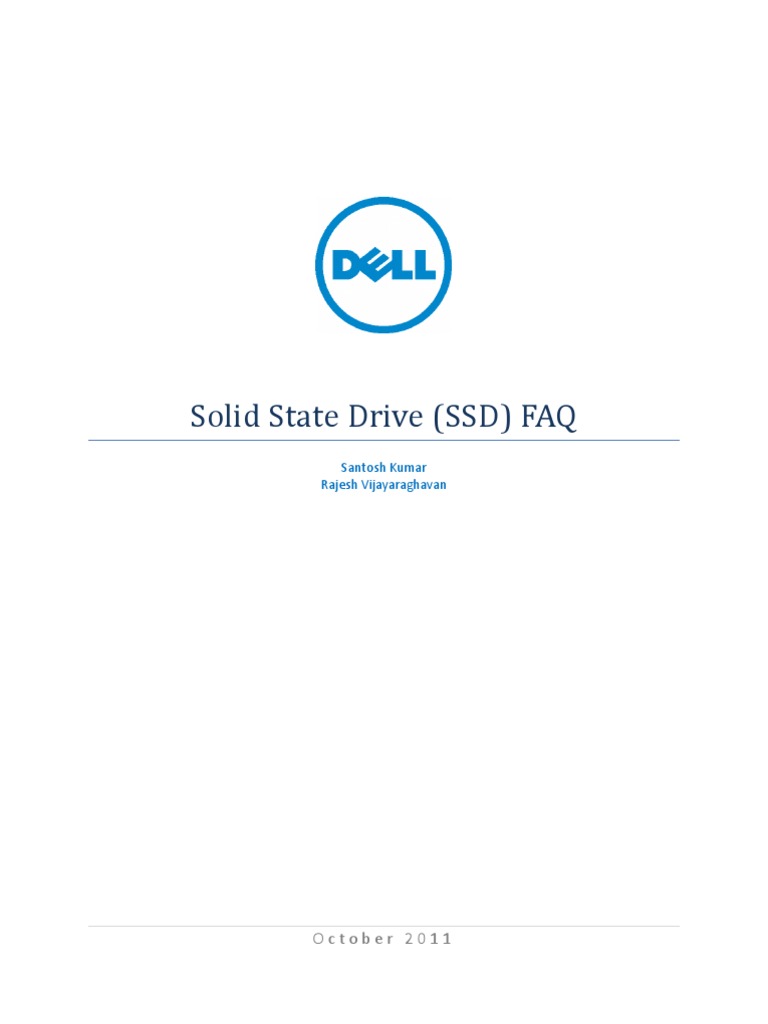 Solid State Drive FAQ Us | PDF | Solid State Drive | Flash Memory