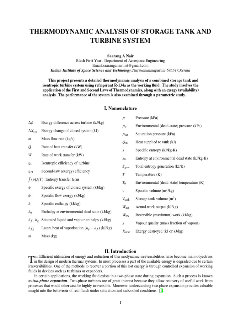 Course Project Thermodynamics Final | PDF | Turbine | Steam