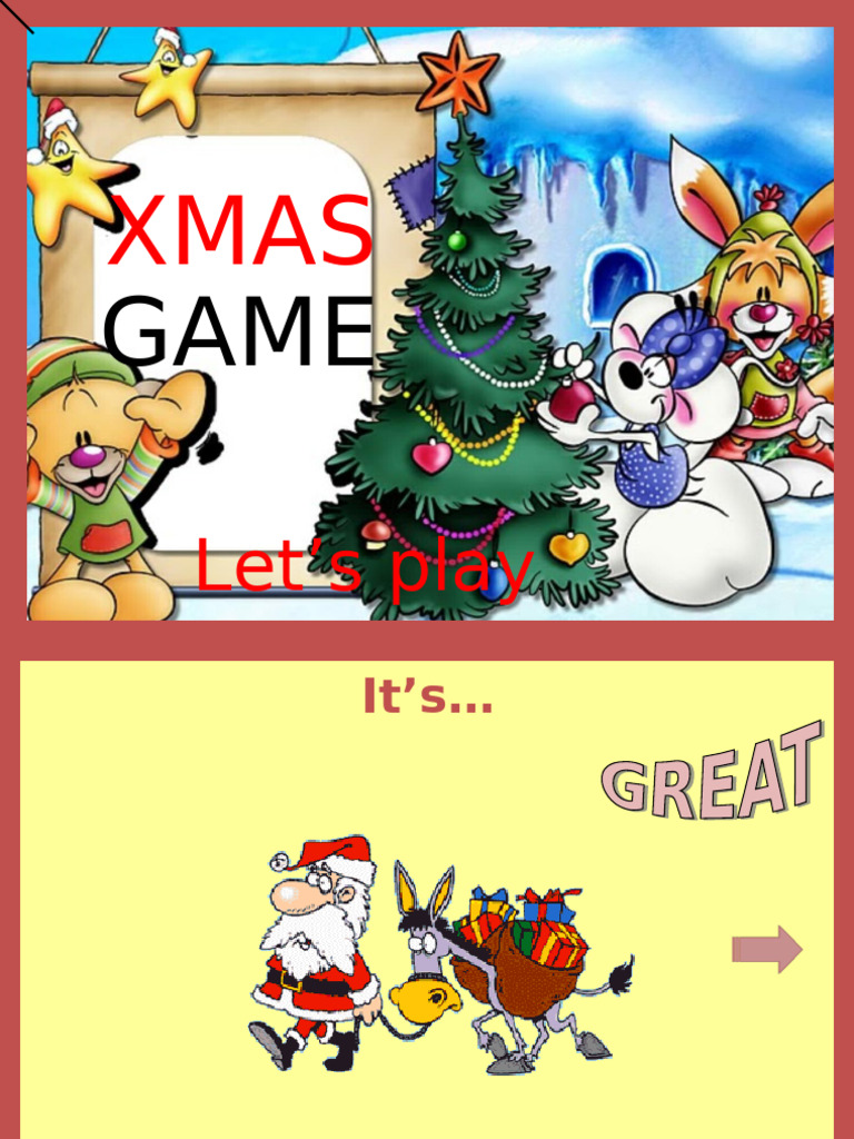 Christmas Game: Holiday Guessing Fun | PDF