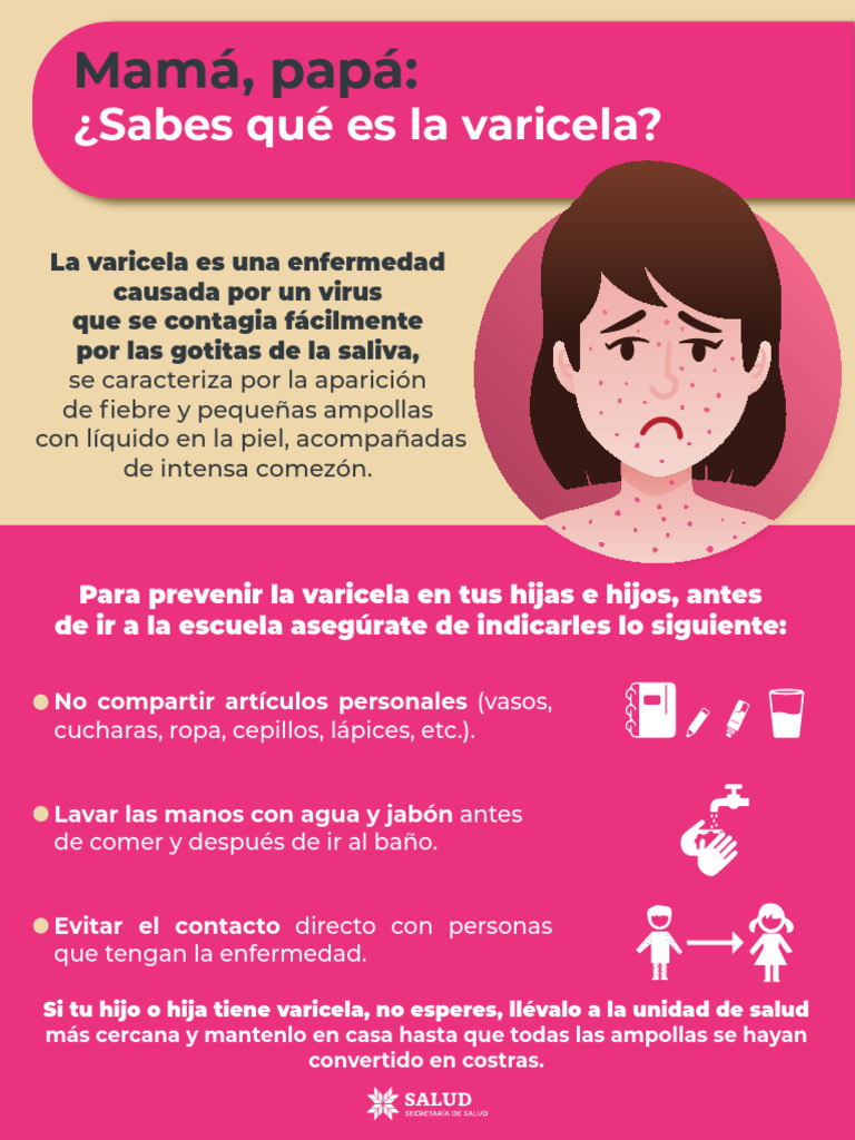 Recado Escolar Varicela 2 | PDF