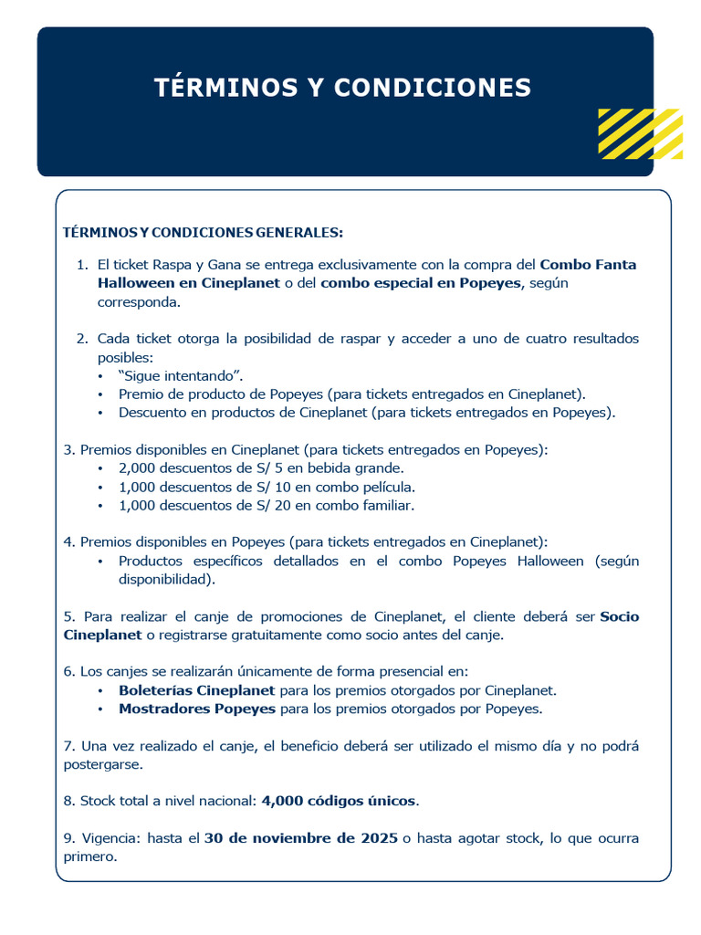 Promoción Combo Fanta Halloween 2023 | PDF